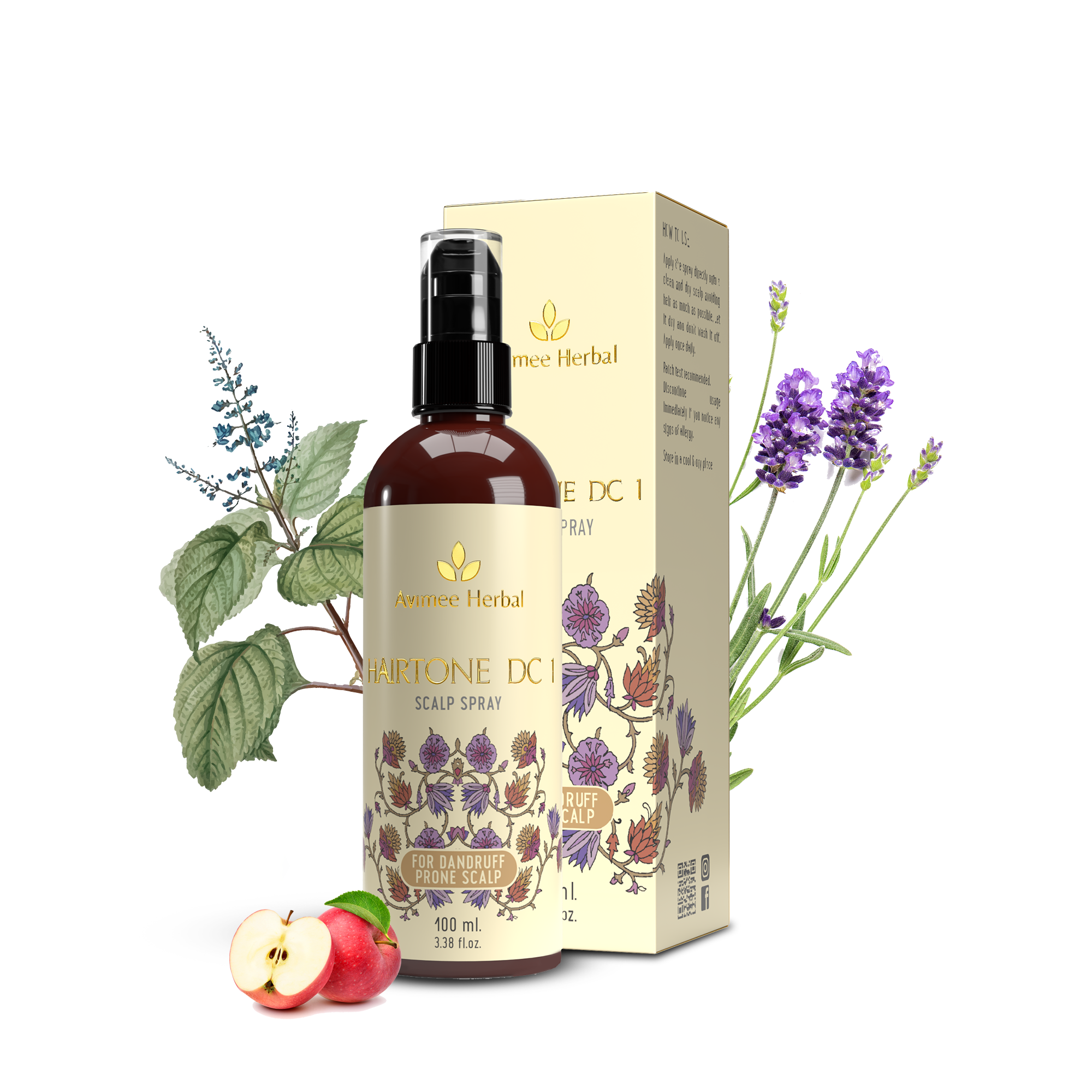 Avimee Herbal Hair tone DC1 Scalp Spray - 100 ml – Veeha Beauty