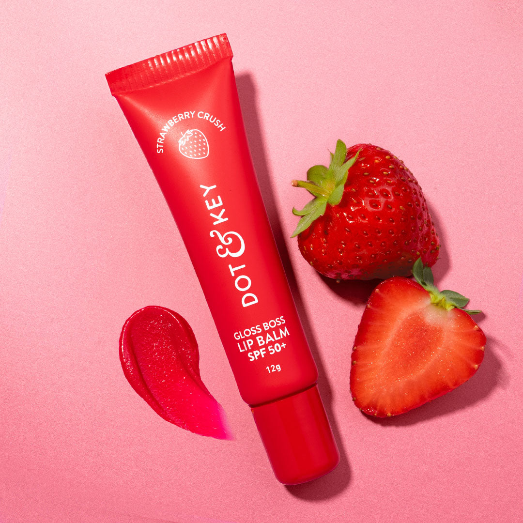 Dot & Key Vitamin C + E Gloss Boss Lip Balm SPF 50+ PA+++ - 12 gms ...