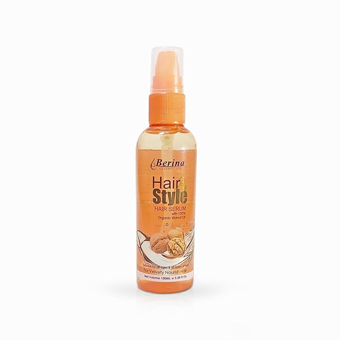 Berina Hair Professional Hair & Style Hair Serum (Walnut) - 100 ml ...