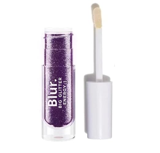 Blur India Big Glitter Energy Eyeshadows Shade Back To Black - 5 ml ...