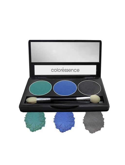 Coloressence Satin Eye Shades Palatte Blue Lagoon - 7.5 gms – Veeha Beauty