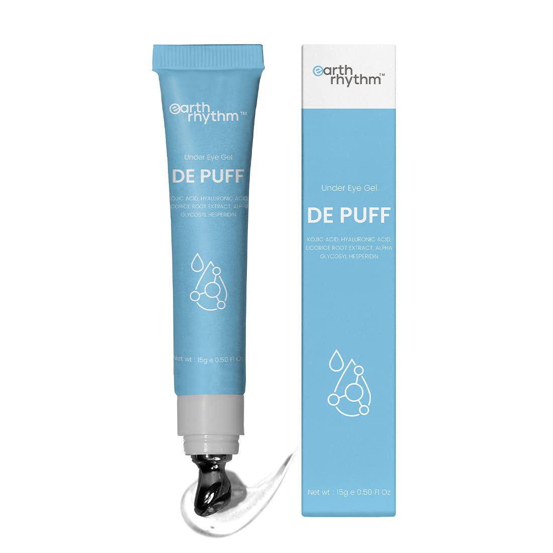 Earth Rhythm Under Eye De Puff Gel - 15 gms – Veeha Beauty