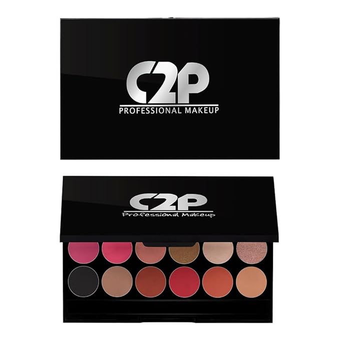 C2P Pro Deep Rose 18-Color Eyeshadow Palette – Veeha Beauty