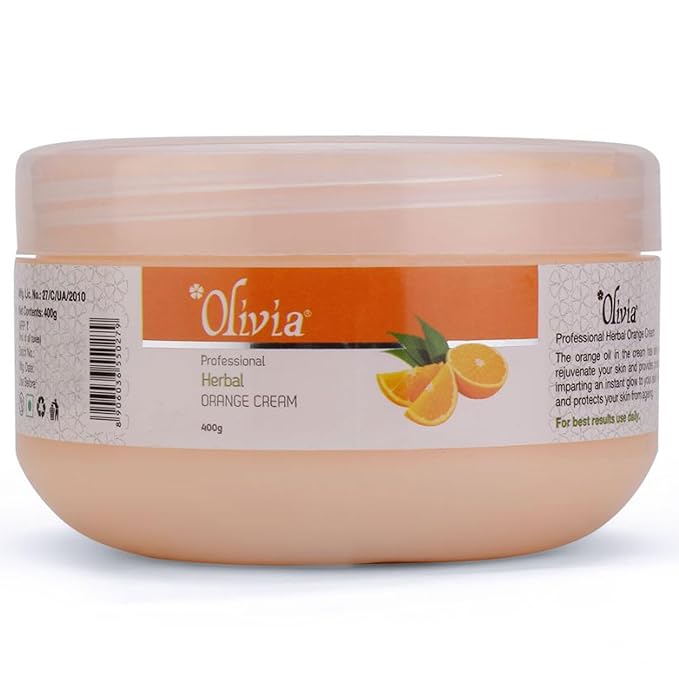 Olivia Professional Herbal Orange Cream - 400 gms – Veeha Beauty