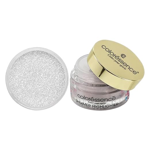 Coloressence Shimmer Highlighter Multi Purpose Silver - 3 gms – Veeha ...