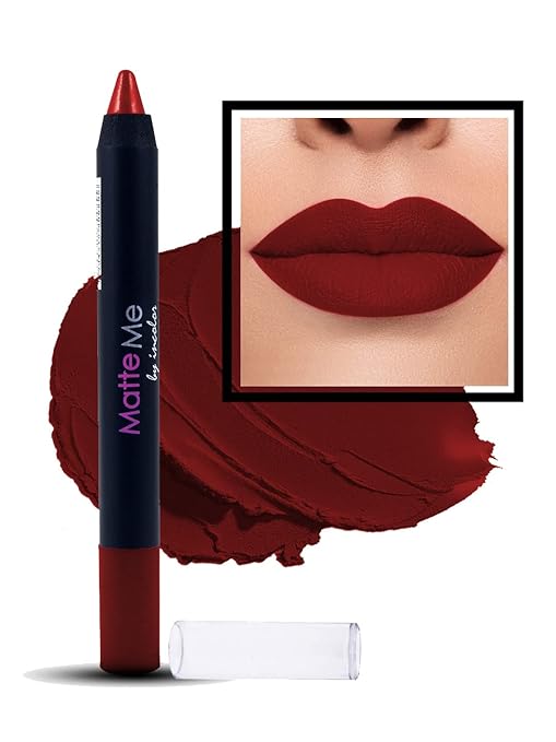 Incolor Matte Me Crayon Lipstick Long Lasting Waterproof Shade 18 - 2 ...