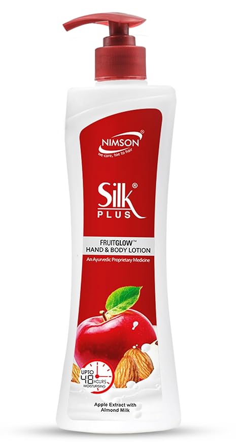 Aaryanveda Nimson Silkplus FruitGlow Hand & Body Lotion - 450 ml ...