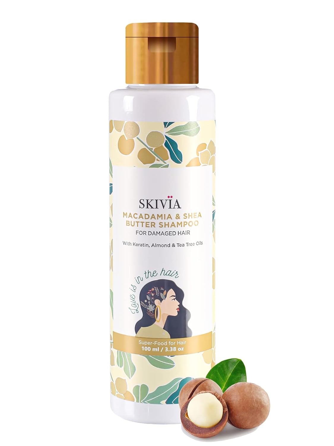 Skivia Macadamia & Shea Butter Shampoo - 100 ml – Veeha Beauty