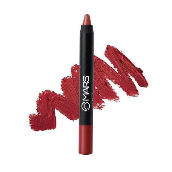 Mars Long Lasting Crayon Lipstick up to 12 Hours Stay Matte Finish Lip ...