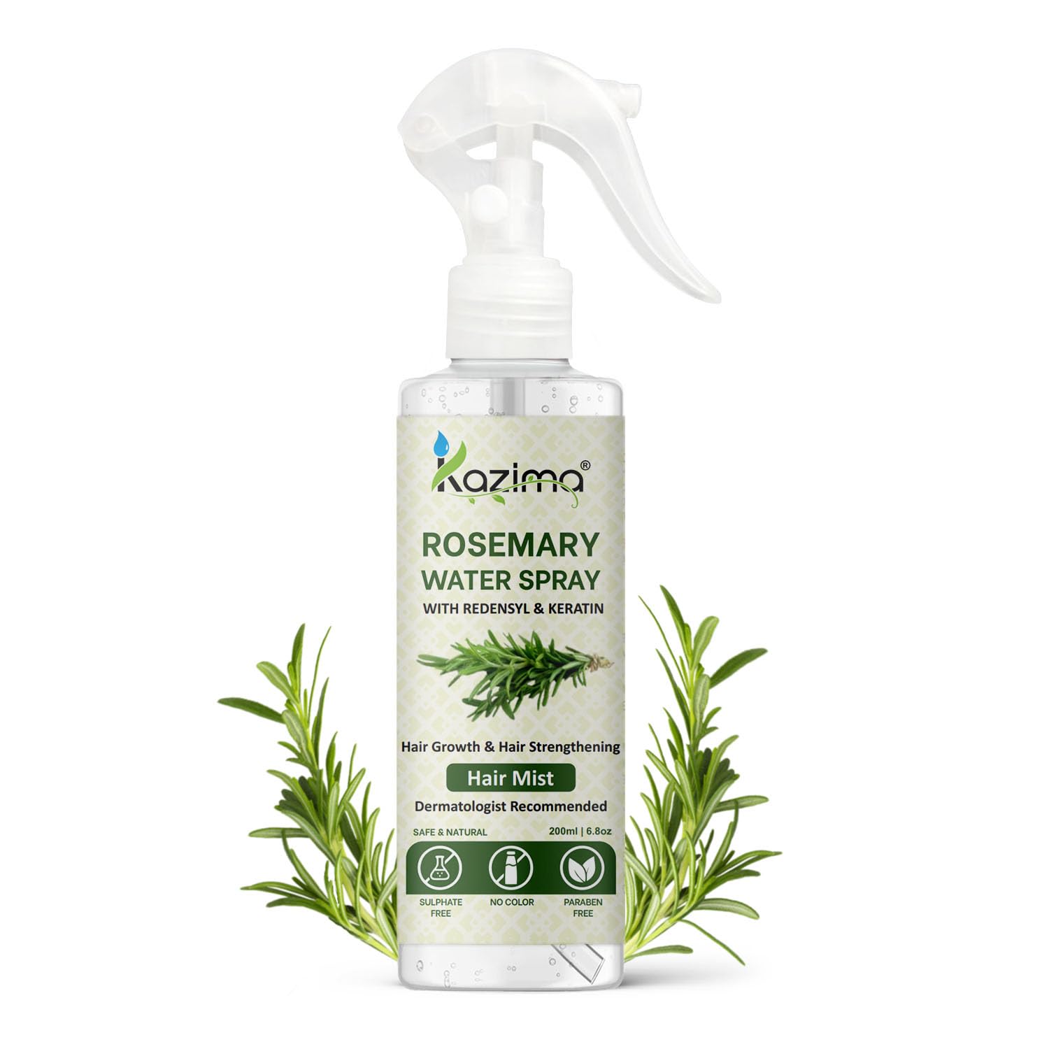 Kazima Rosemary Water Toner - 200 ml – Veeha Beauty