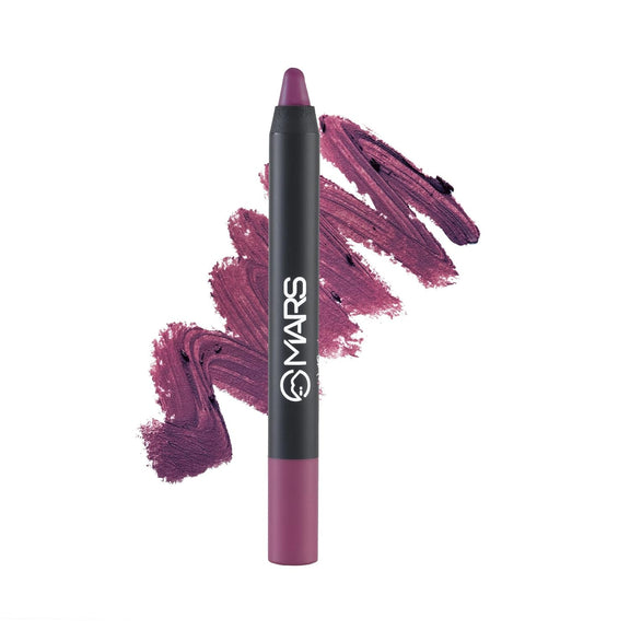 Mars Long Lasting Crayon Lipstick up to 12 Hours Stay Matte Finish Lip ...
