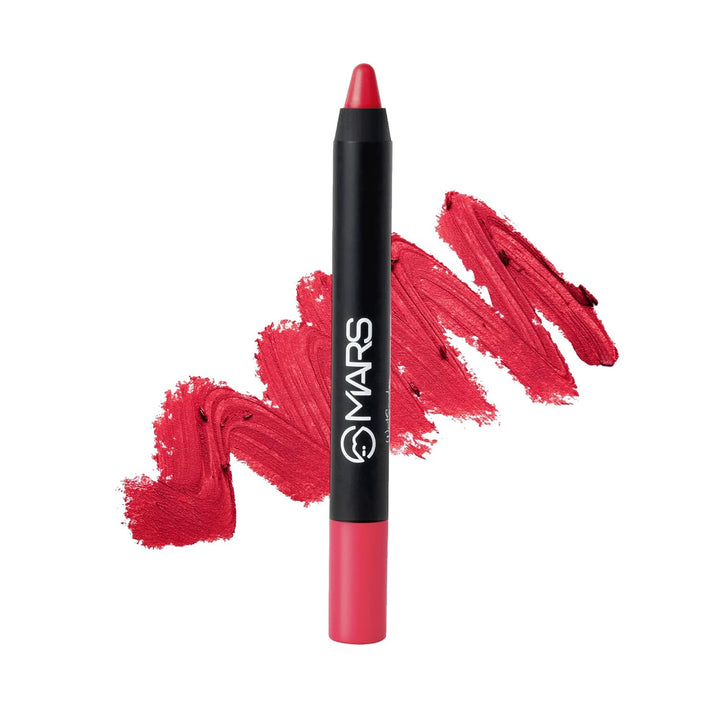 Mars Long Lasting Crayon Lipstick up to 12 Hours Stay Matte Finish Lip ...