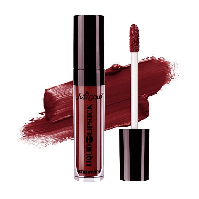 JustGold Ultra Smooth Matte Liquid Lipstick Shade 03 - 4 ml – Veeha Beauty