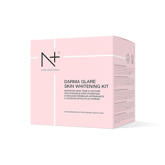 N Plus Professional Derma Glare Skin Whitening Kit - 390 gms – Veeha Beauty