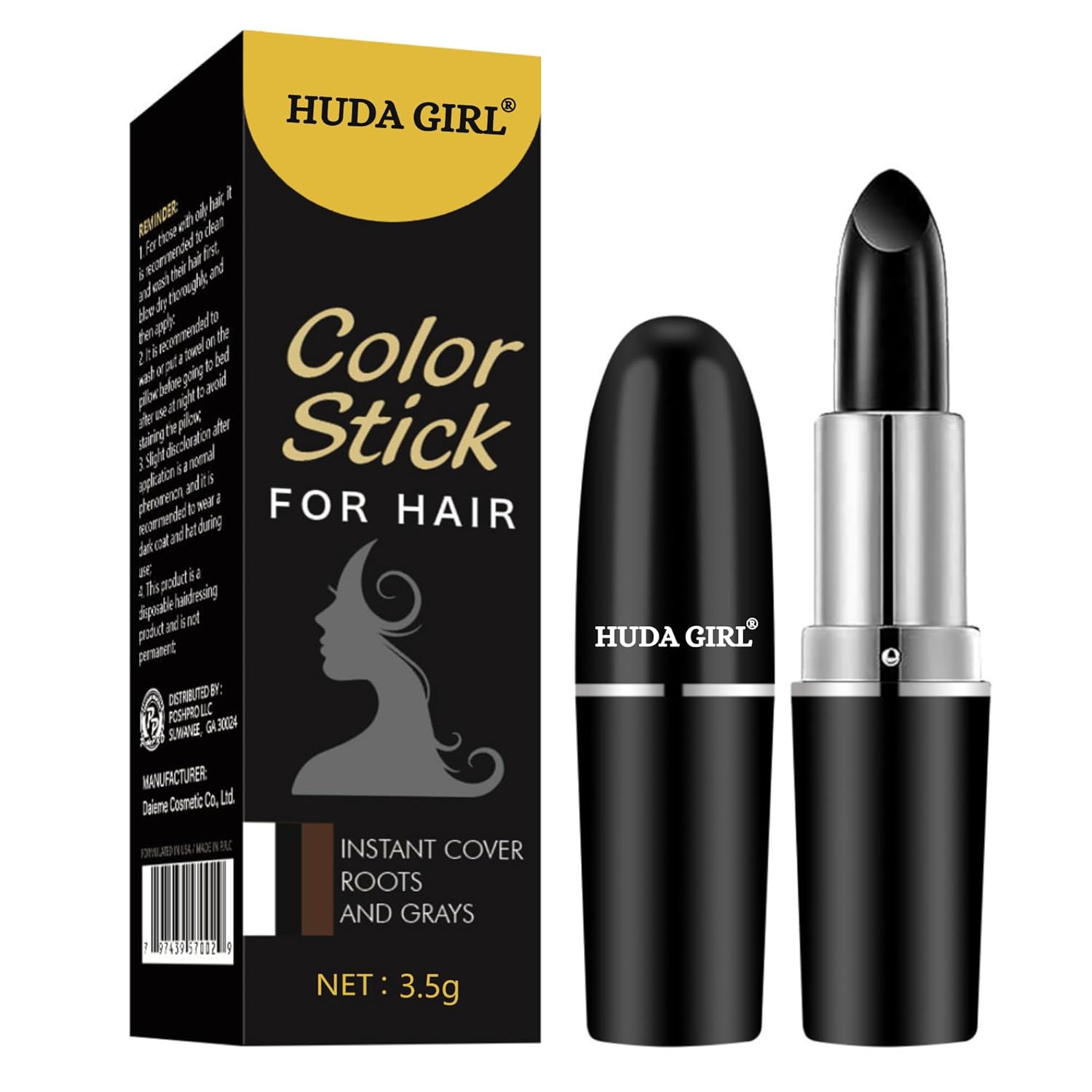 HUDA GIRL Natural Hair Color Root Touch Up For Grey Hair – Veeha Beauty