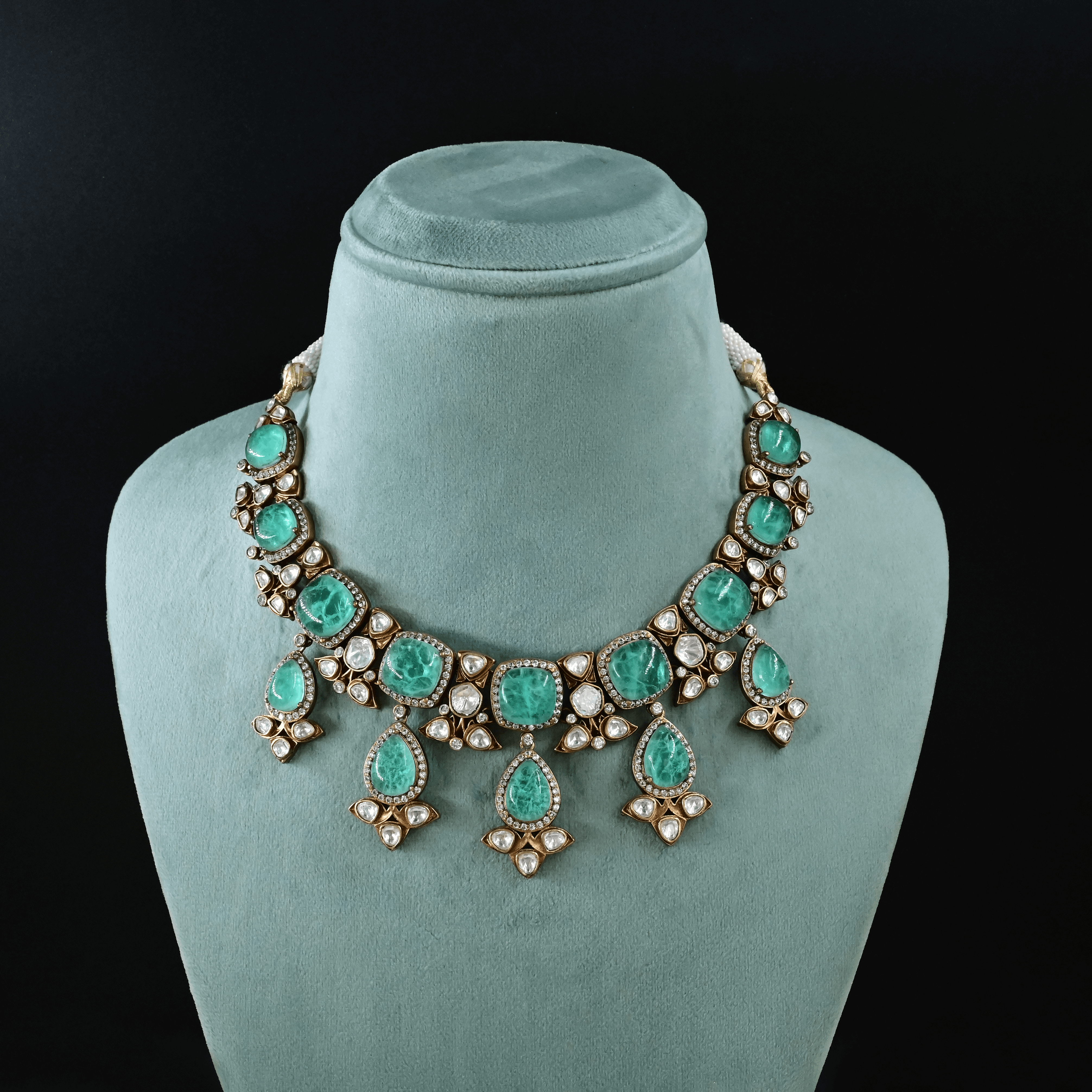 Victorian Heavy Necklace Set – Veeha Beauty