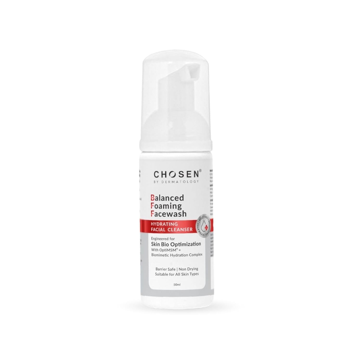 Chosen By Dermatology Balanced Foaming Face Wash - 50 ml – Veeha Beauty