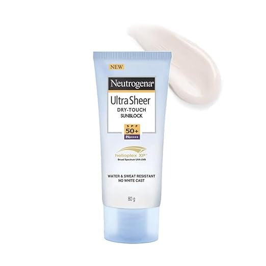 Neutrogena Ultrasheer Sunscreen SPF 50+ PA++++ Blue Light Protect - 80 ...