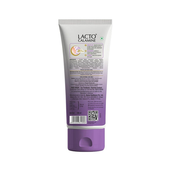 Lacto Calamine Daily Face Wash - 100 ml (Pack of 2) – Veeha Beauty