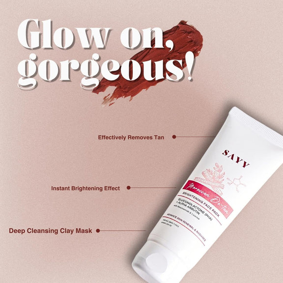 SAYY Moroccne DeTan Brightening Face Pack - 100 ml – Veeha Beauty