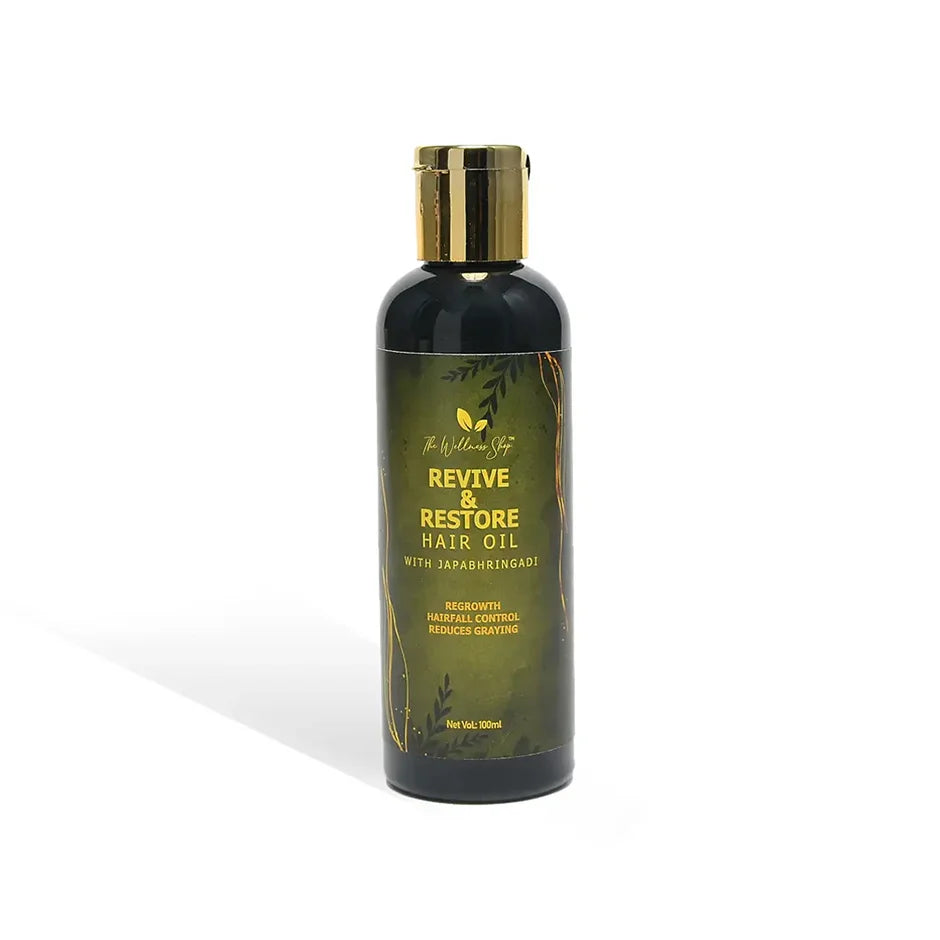 The Wellness Shop Revive And Restore Hair Oil - 100 ml – Veeha Beauty