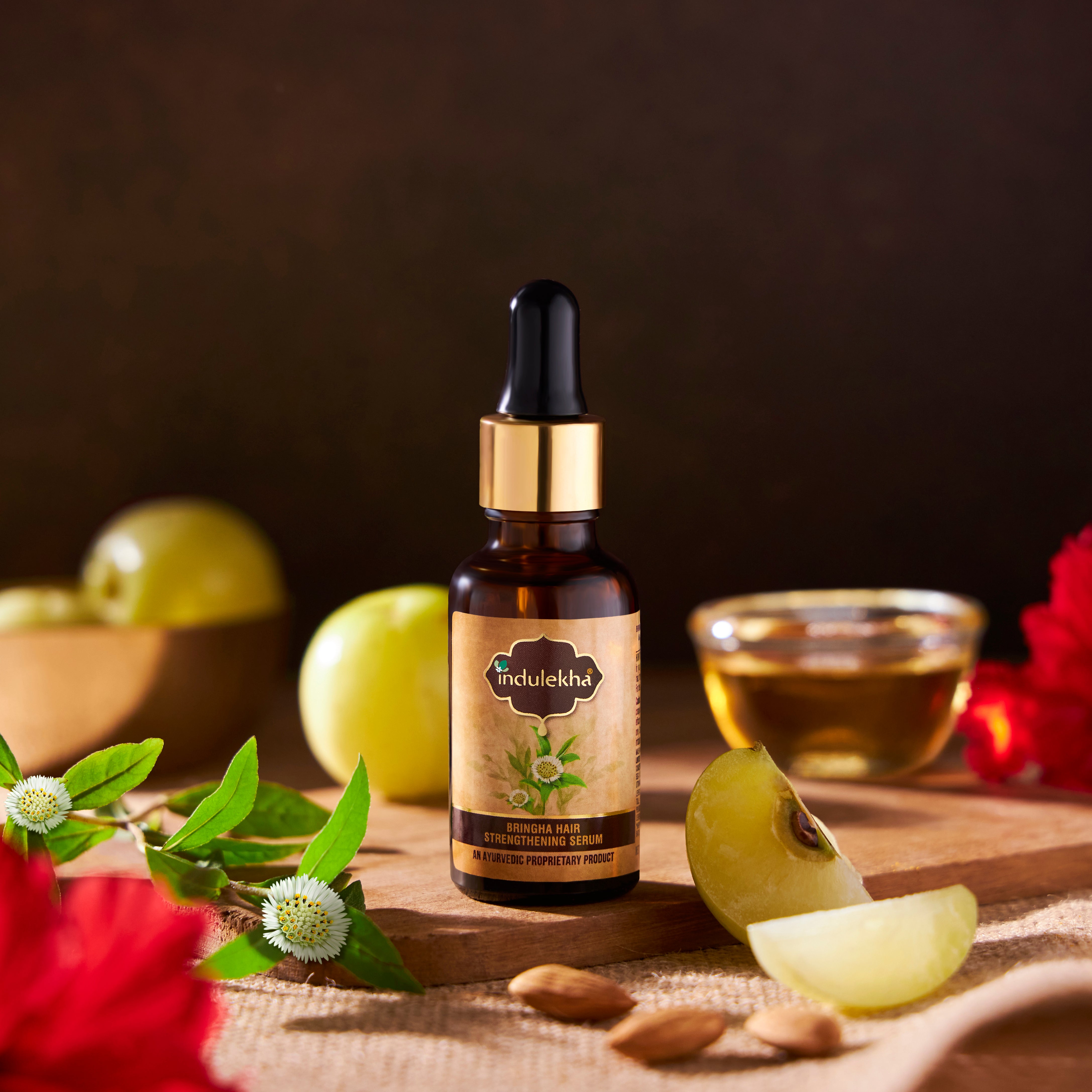 Indulekha Bringha Hair Strengthening Serum 30ml – Veeha Beauty