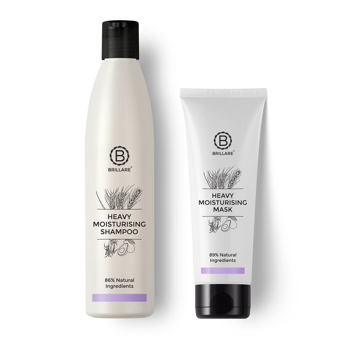 Brillare Heavy Moisturising Shampoo & Conditioner Combo – Veeha Beauty