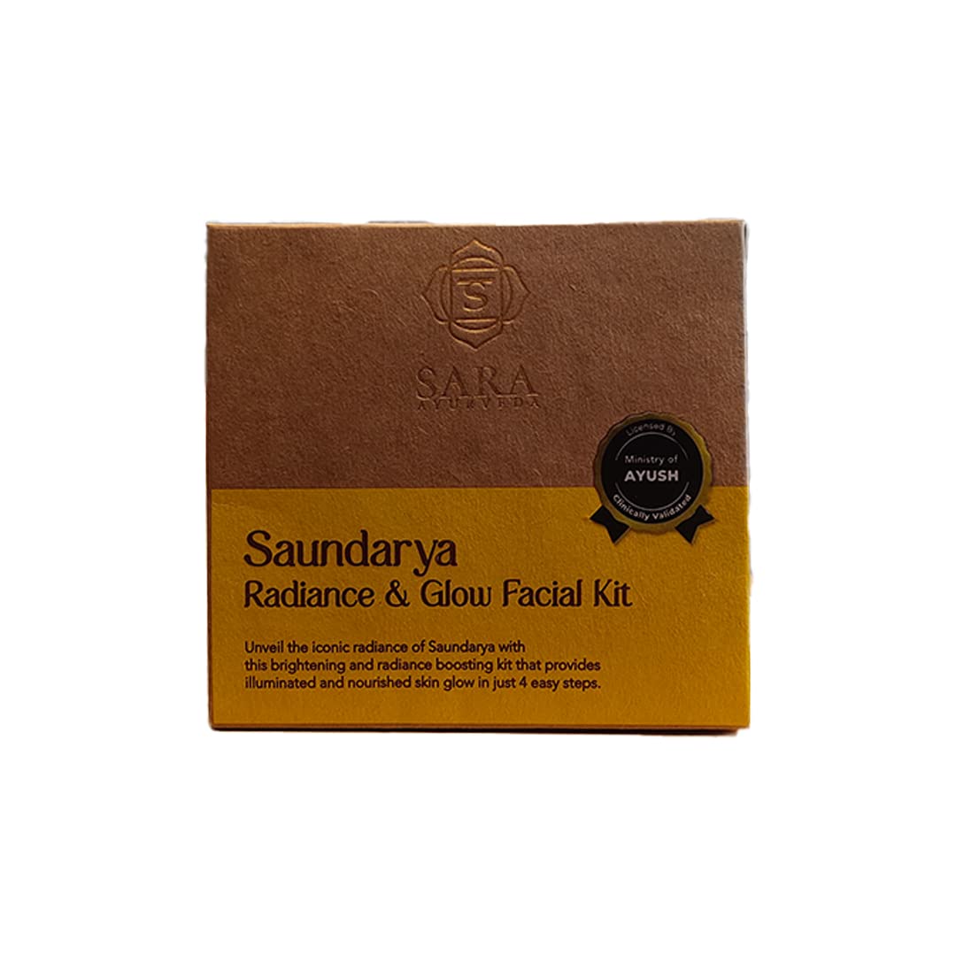 Sara Beauty Soundarya Glow Facial Kit For Radiant & Glowing Skin - 32g ...
