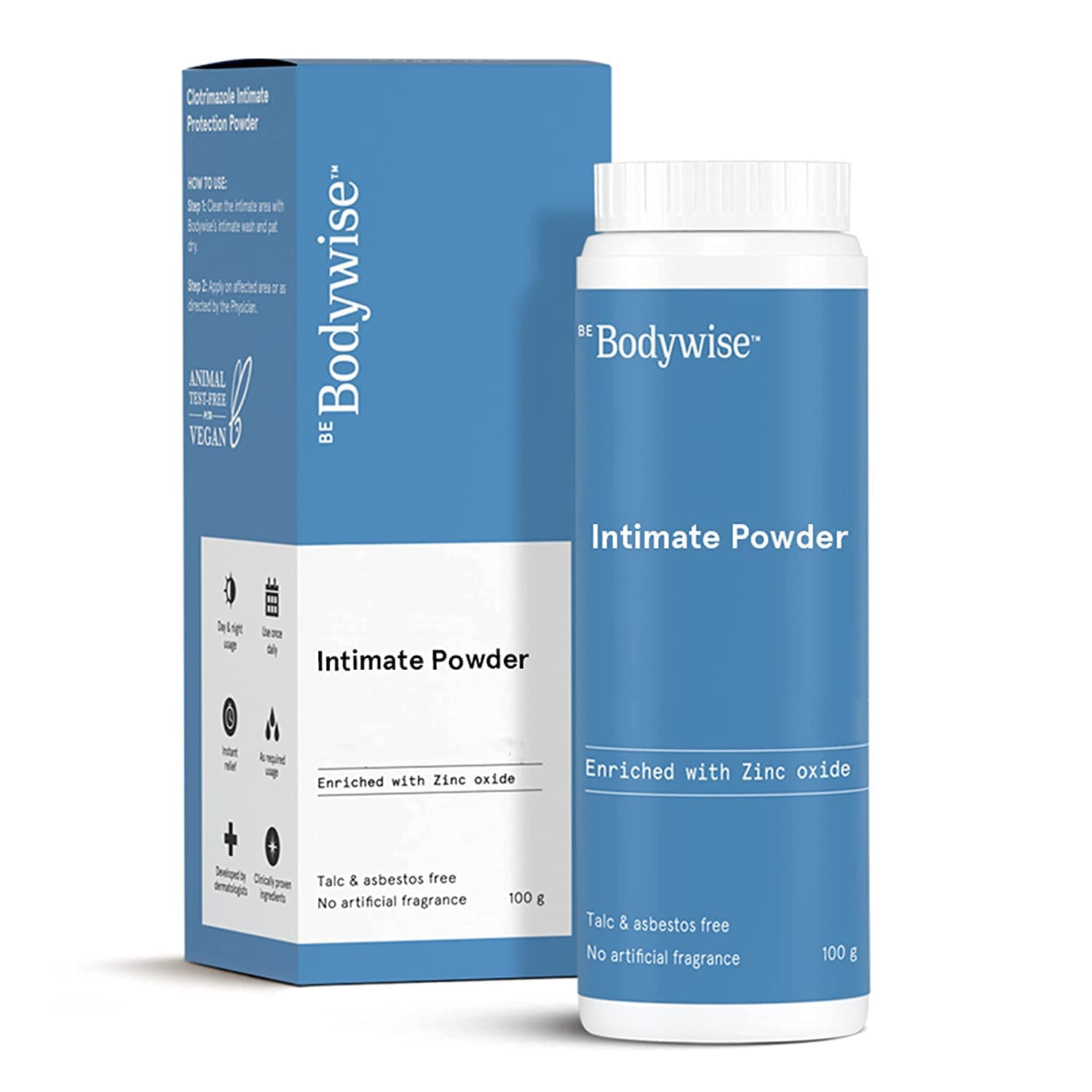 BeBodywise Clotrimazole Intimate Powder - 100 gms – Veeha Beauty