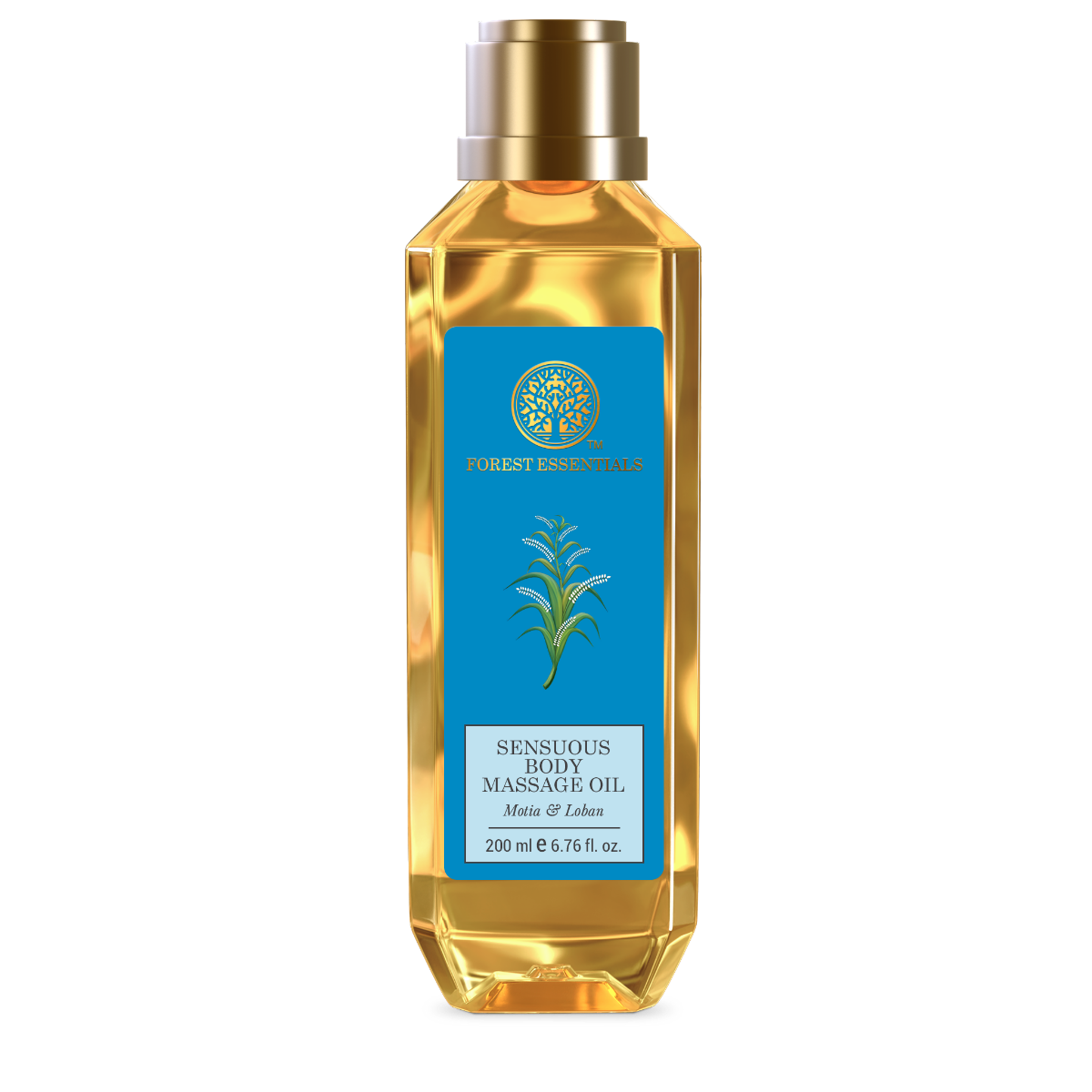 Forest Essentials Sensuous Body Massage Oil Motia & Loban – Veeha Beauty