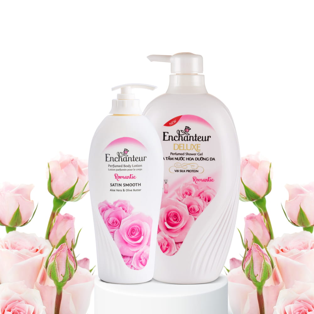 Enchanteur Romantic fragrant bath routine combo – Veeha Beauty