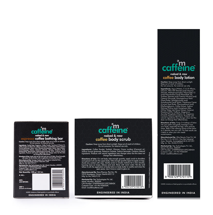 mCaffeine Espresso Body De-Tan Kit – Veeha Beauty