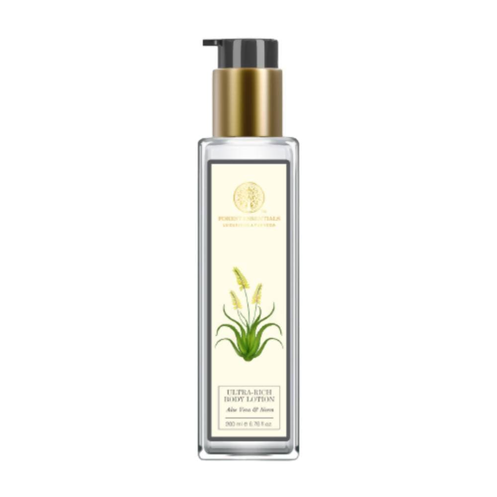 Forest Essentials Aloe Vera & Neem Ultra-Rich Body Lotion – Veeha Beauty