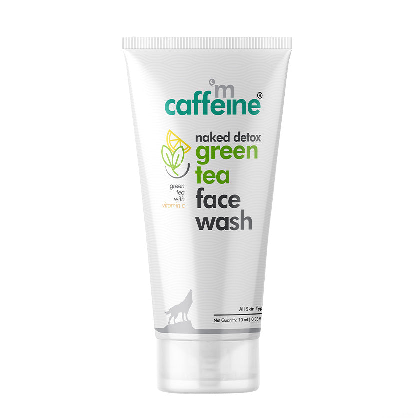 mCaffeine Green Tea Face Wash - 10 ml – Veeha Beauty