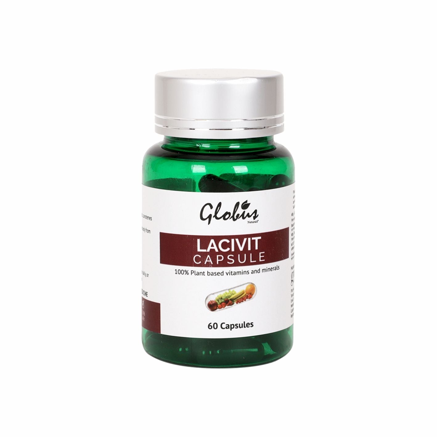Globus Naturals Lacivit Plant Based Multi Vitamin Capsules - 60 Caps ...