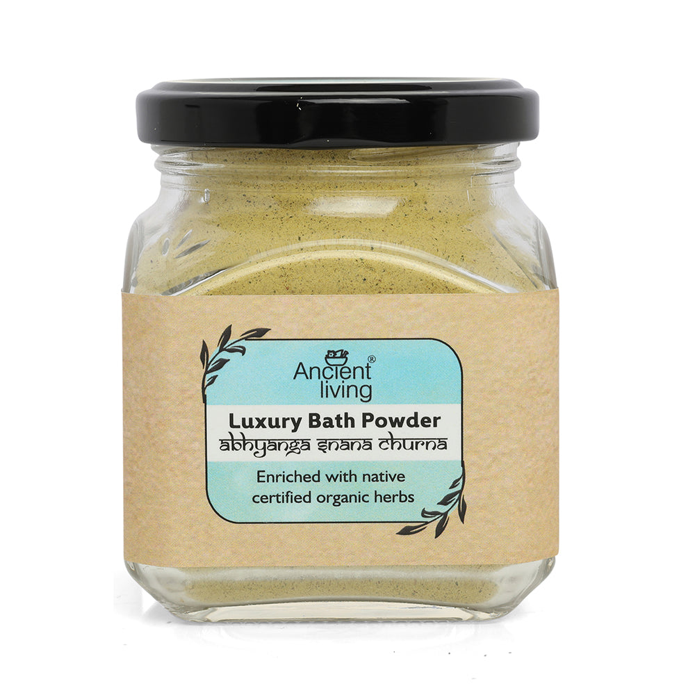 Ancient Living Organic Luxury Bath Powder Jar - 100 gms – Veeha Beauty