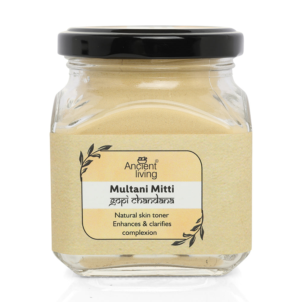 Ancient Living Organic Multani Mitti Powder Jar - 100 gms (Pack of 2 ...