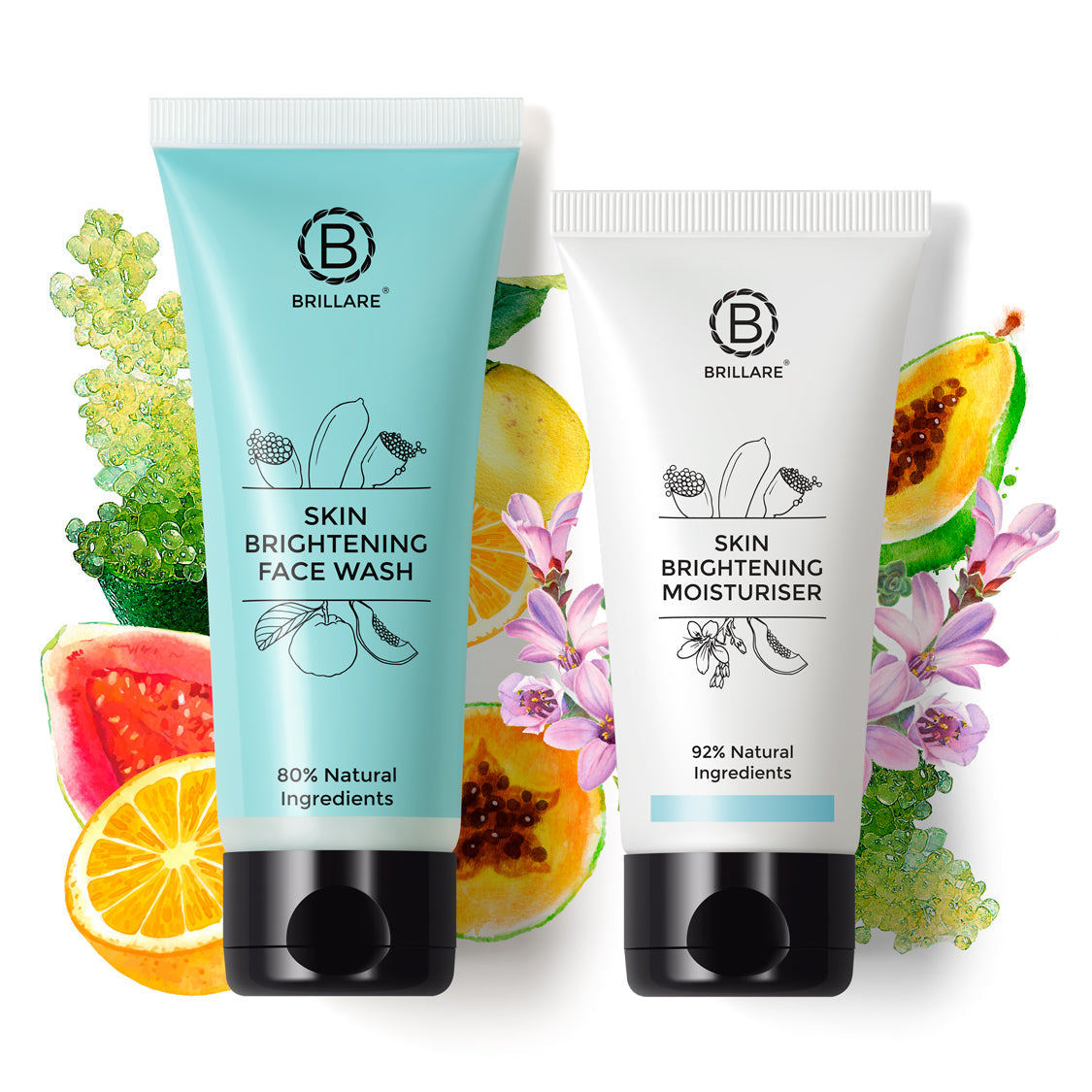 Brillare Skin Brightening Face Wash & Moisturiser – Veeha Beauty