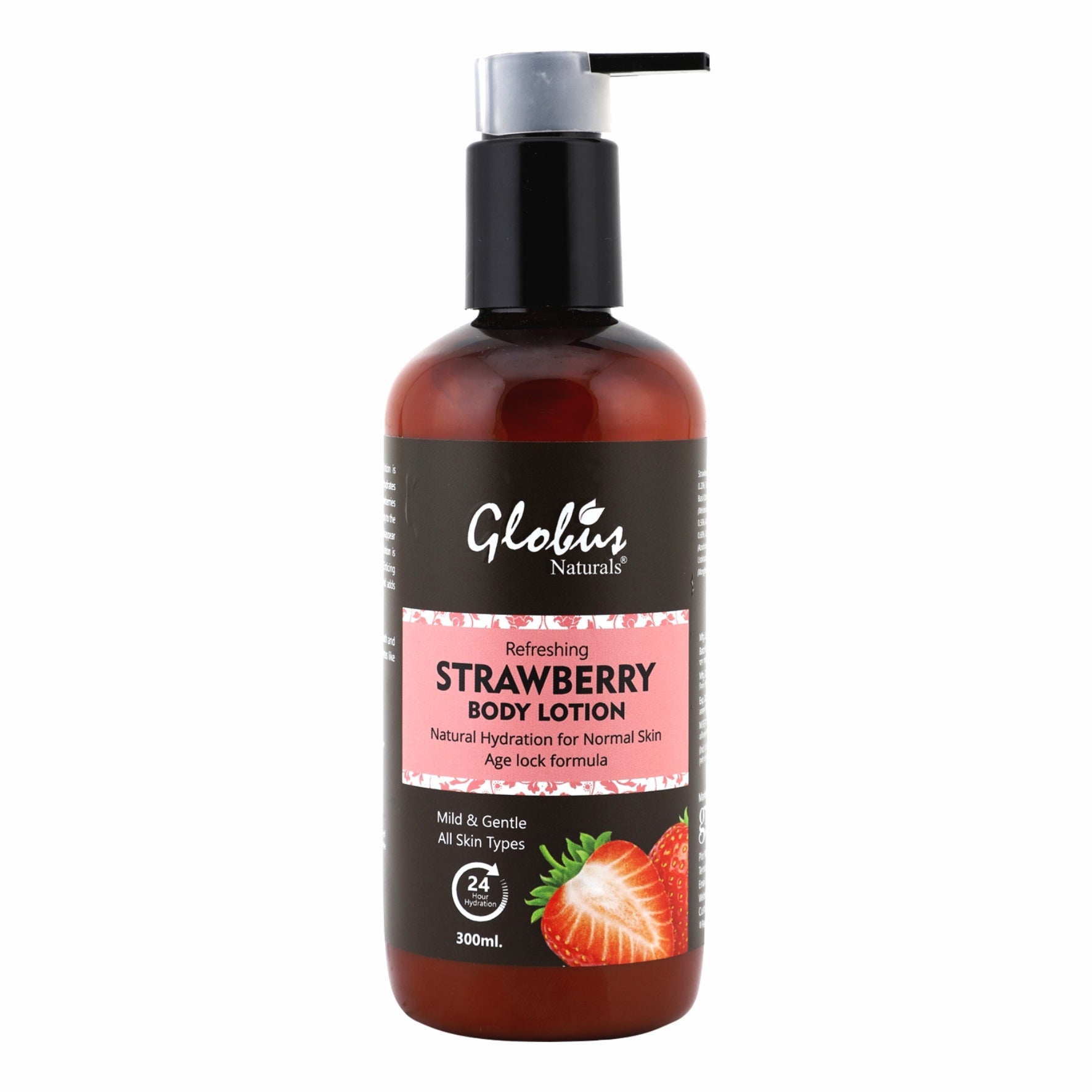 Globus Naturals Refreshing Strawberry Body Lotion - 300 ml – Veeha Beauty