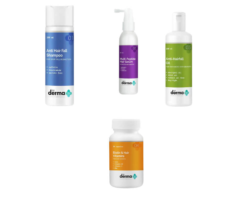 The Derma Co Anti Hair Fall Kit - 390 ml – Veeha Beauty