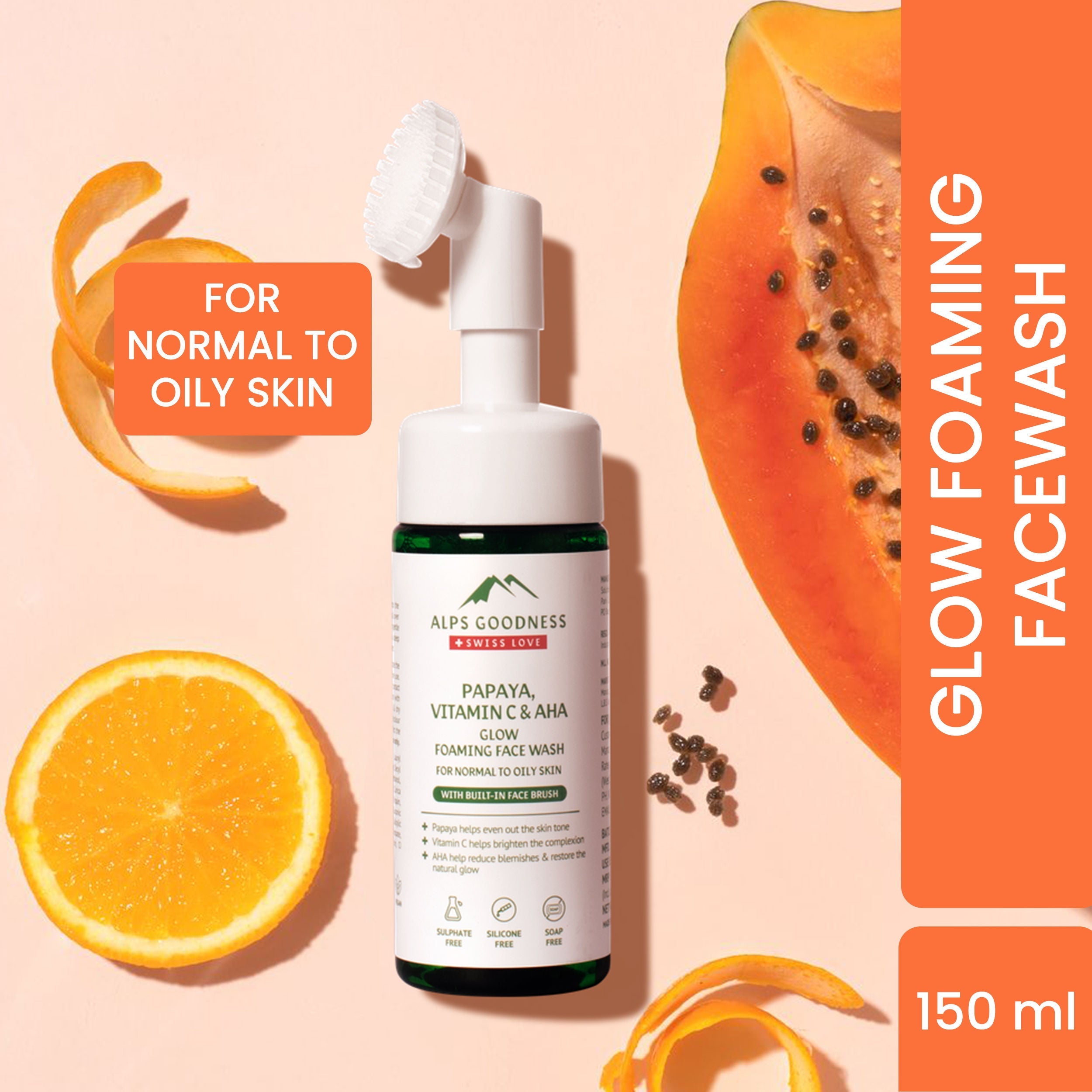 Alps Goodness Glow foaming Face Wash-150 ml – Veeha Beauty