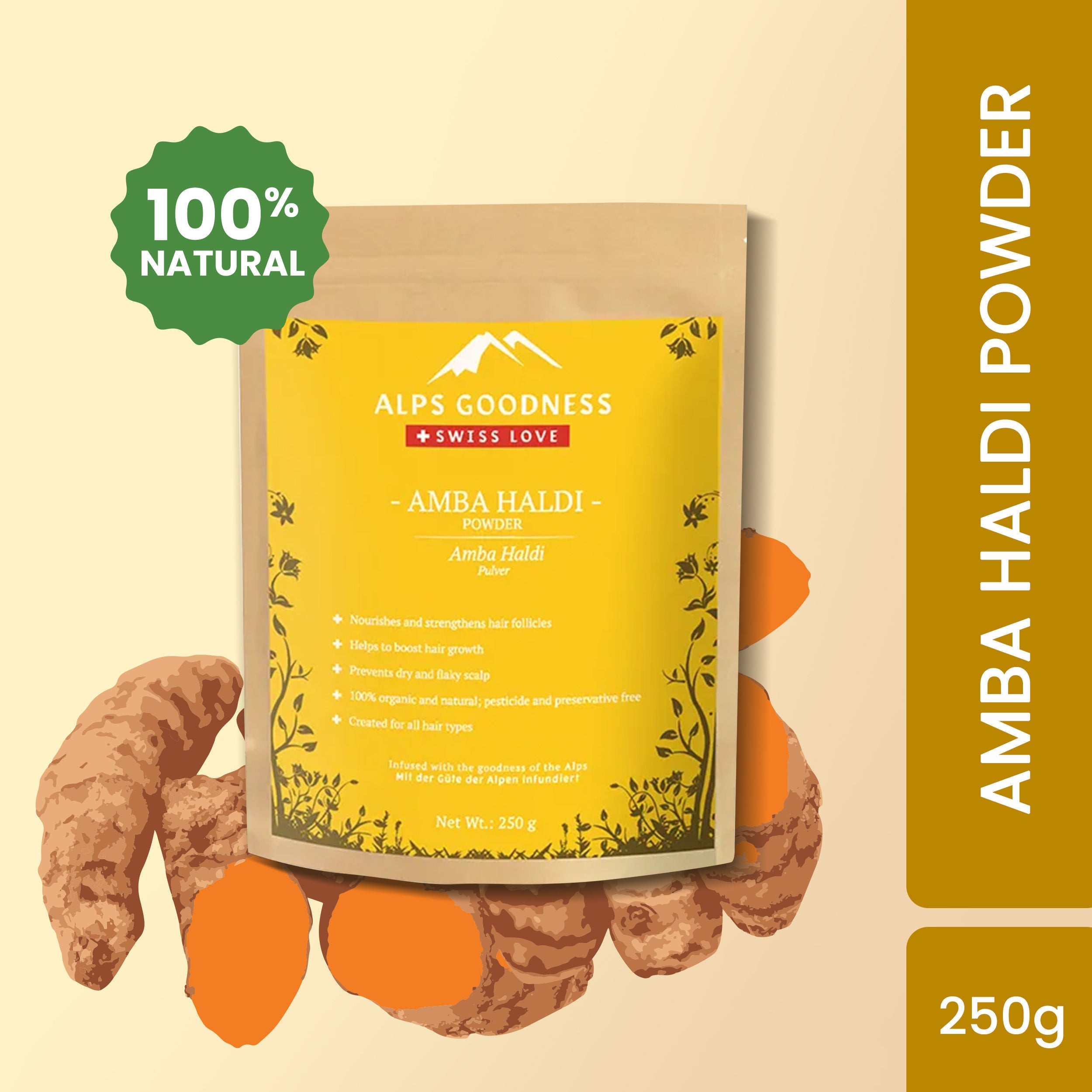 Alps Goodness Amba Haldi powder- 250 gm – Veeha Beauty
