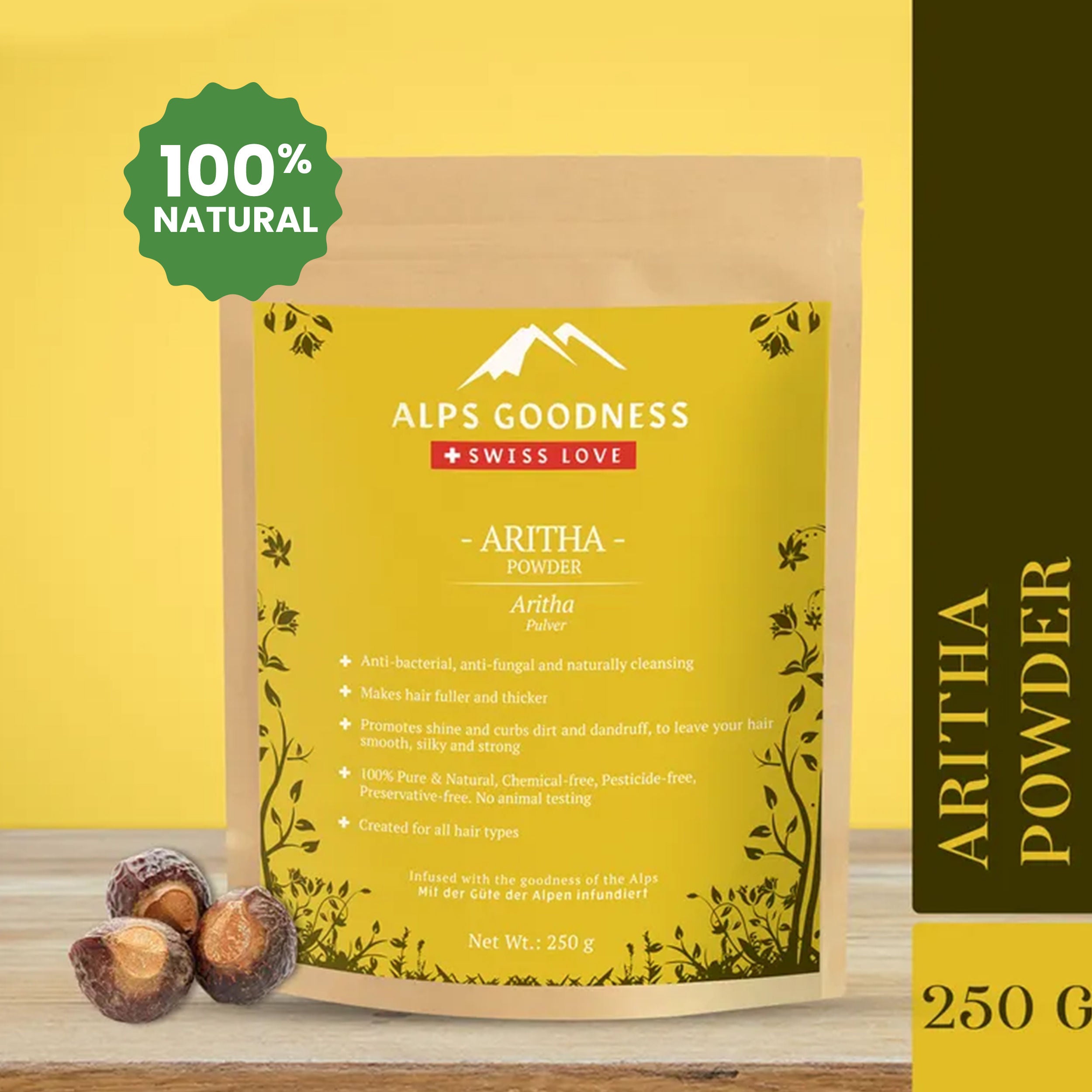 Alps Goodness Aritha Powder- 250gms – Veeha Beauty