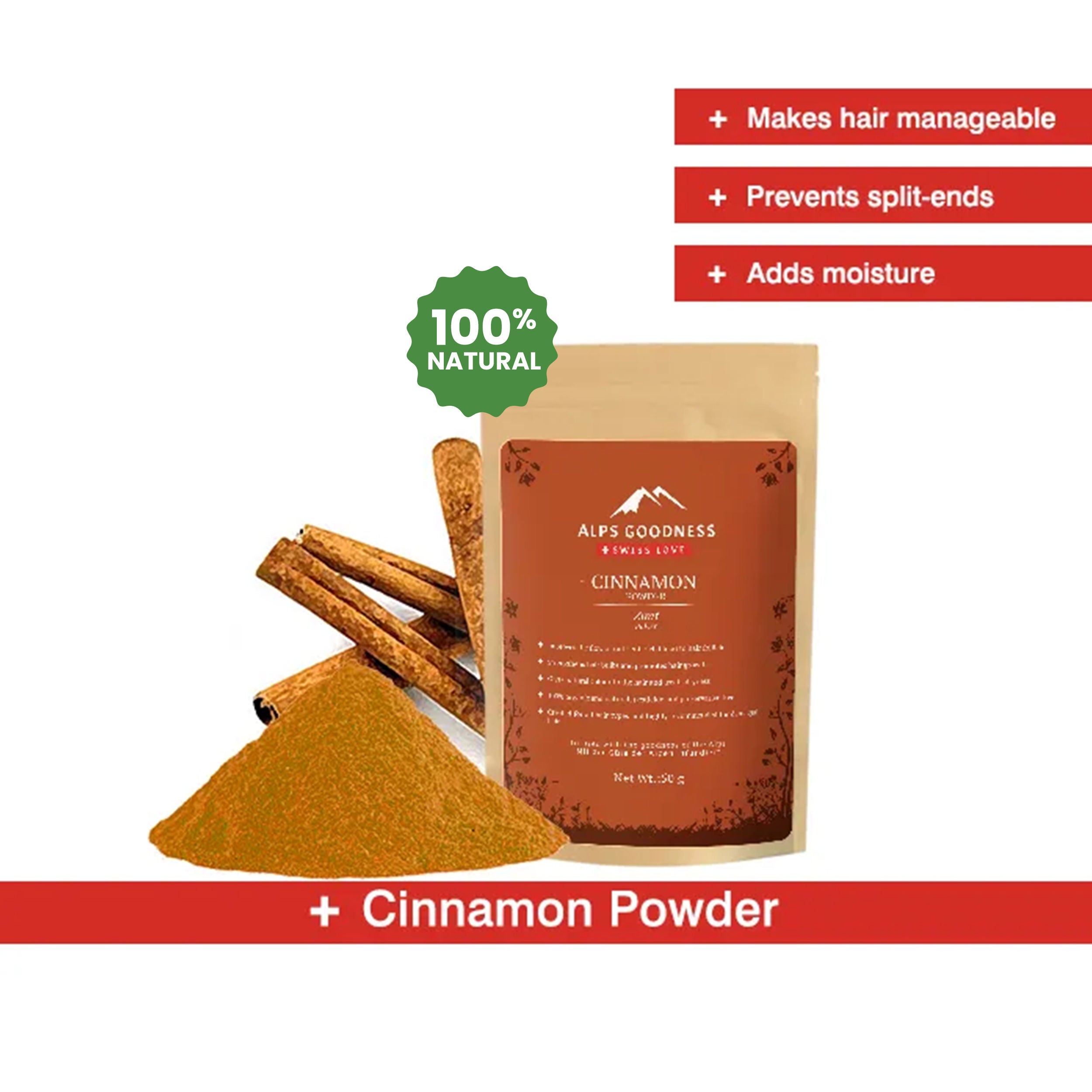 Alps Goodness Cinnamon Powder- 50gms – Veeha Beauty