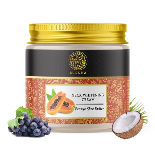 Buddha Natural Neck Whitening Cream - 100% Ayush Certified - Fades Nec – Veeha Beauty