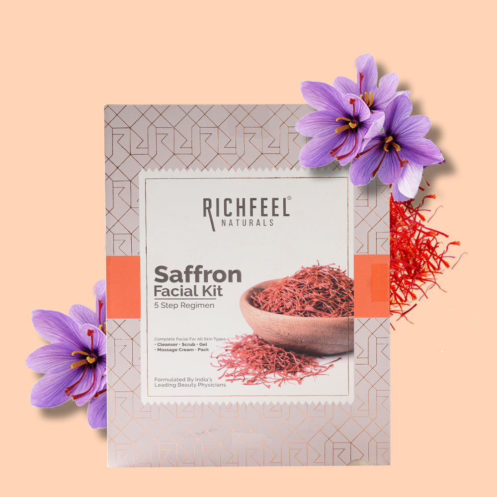 Richfeel Naturals Saffron Facial Kit - 30g – Veeha Beauty
